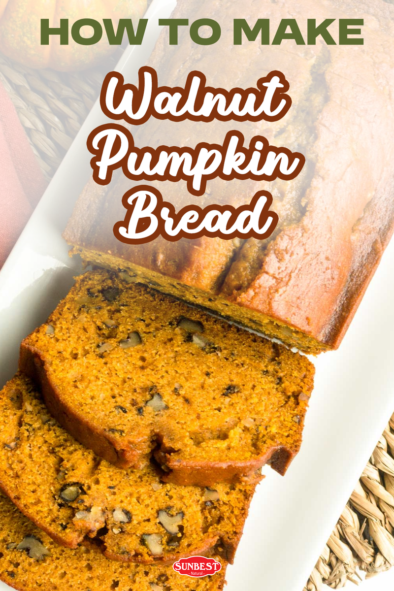 How To Make Walnut Pumpkin Bread – Sunbest Natural