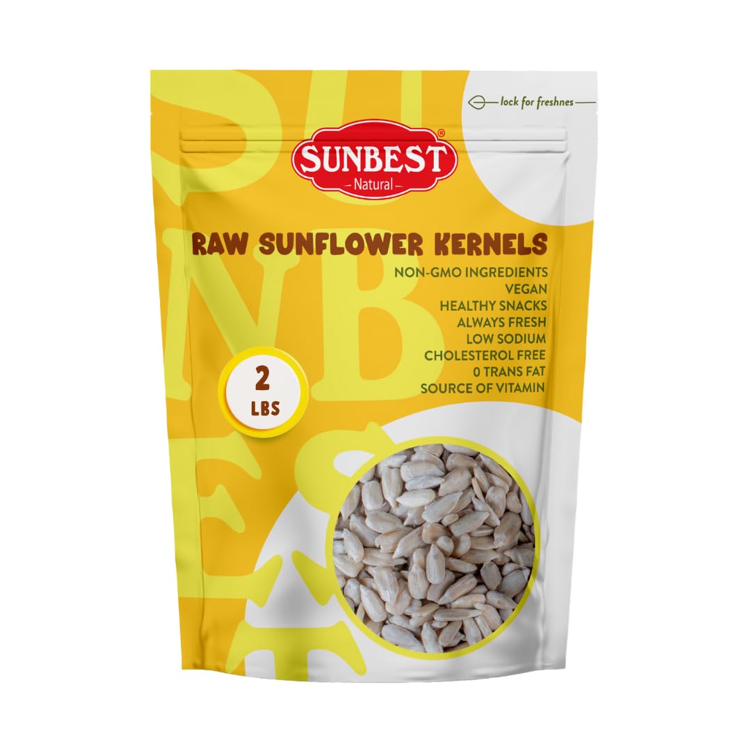 Raw Sunflower Seed Kernels - 2 Pounds – Sunbest Natural
